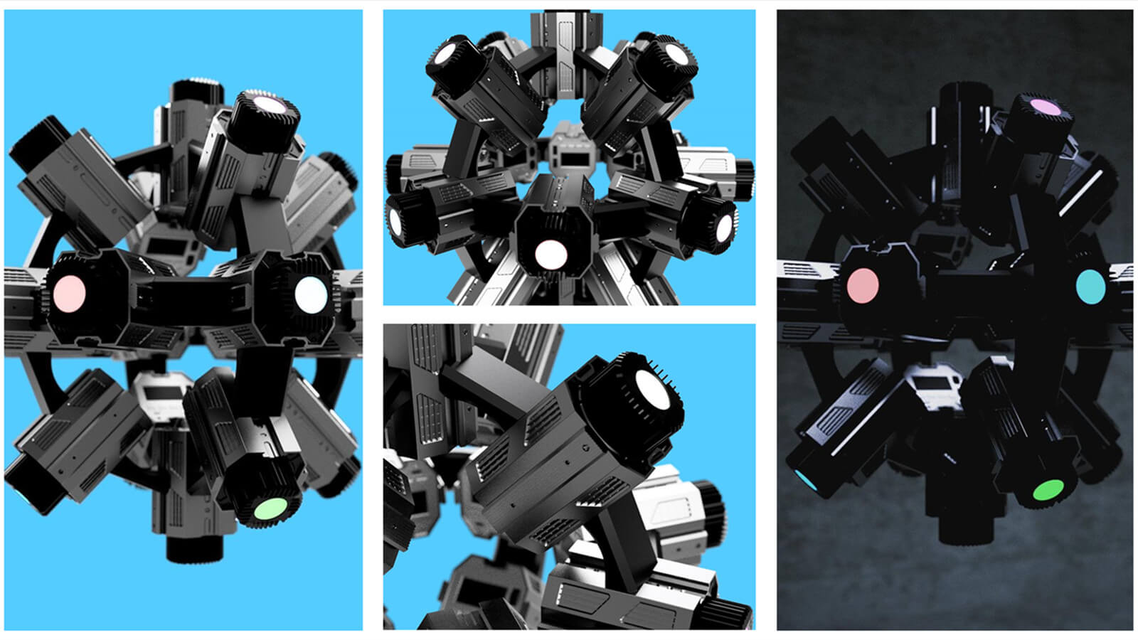 NATO rail brackets for ring 360 lighting by newtechcreative – COLBOR